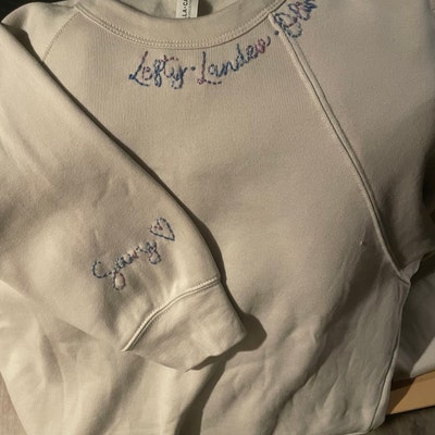 Hand Stitched Sweatshirt - Etsy