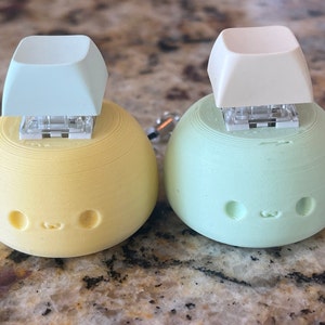 Cute Fidget Mechanical Keyboard Lover, 3D Printed, Keychain - Etsy