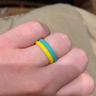 Stackable Silicone Rings Create Your Own Set and Color Scheme - Etsy