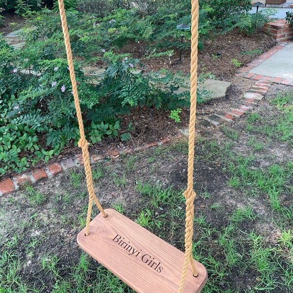 Recycled Tire Swing Kit/tree Swing/tire Swing/wood Tree Swing - Etsy