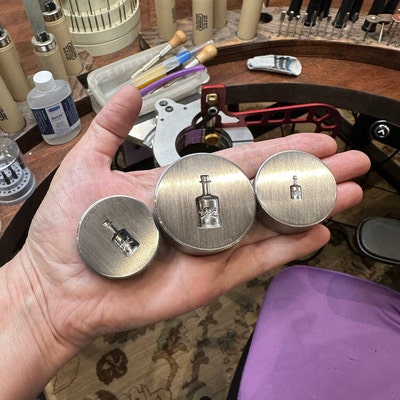 Gemina Anglo-saxon Wheel Shot Plate Steel Shot Plates Jewellery Tool ...