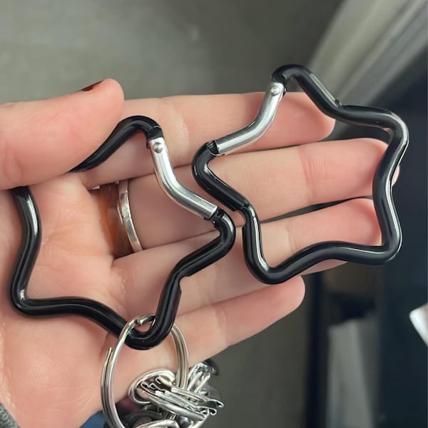 2/10/20/30/50/100pcs Mixed Color Star Clips Clasp，10 Colors Star Shape ...