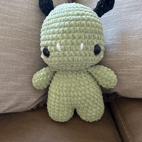 Space Alien Crochet Pattern, Crochet Alien Pattern, Amigurumi Alien ...