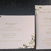 Script Order of Service for Weddings in Any Colour Order of the Day A4 ...