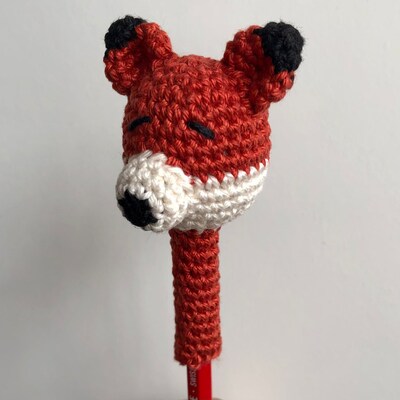 Crochet Unicorn Pencil Topper Pattern, Crochet Elephant Pencil Topper ...
