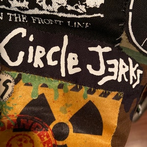 Circle Jerks DIY Punk Patch Canvas Patch - Etsy