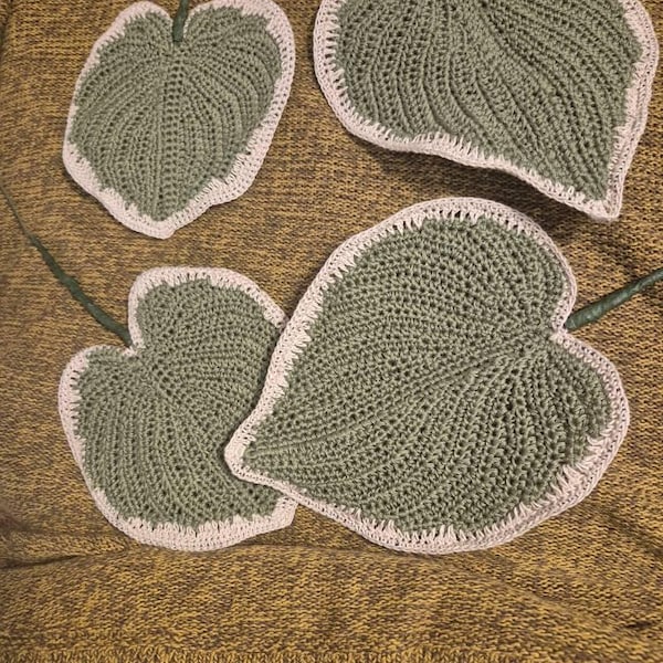 Crochet Hosta Plant Pattern: Photo Tutorial (PDF Pattern) - Etsy