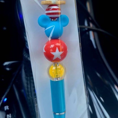 Mickey and Friends Autograph Pen Beaded Ballpoint Pen With - Etsy