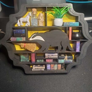 Black Cat Miniature Bookshelf - Etsy