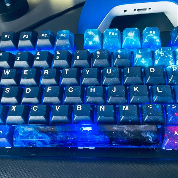 Space Artisan Keycap, Custom Keycaps, Interstellar Galaxy Keycap, OEM ...