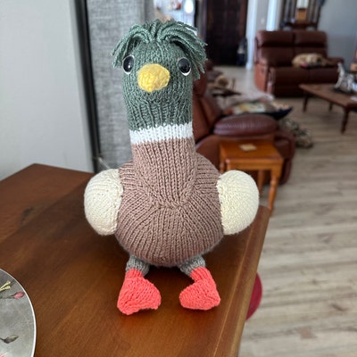 Felipe Flamingo Knitting Pattern PDF Instant Download knitted - Etsy