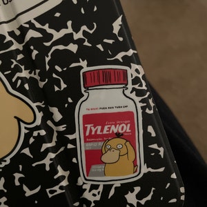Psyduck Sticker Waterproof Pokemon Sticker - Etsy