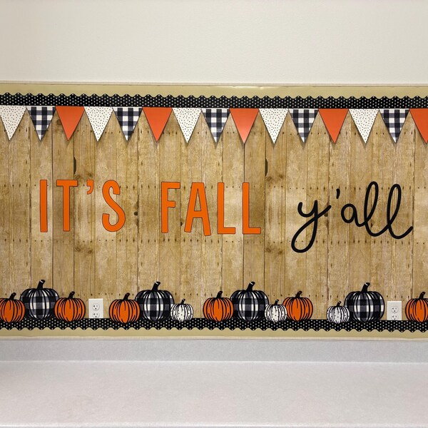 It's Fall Y'all Printable Bulletin Board: Teacher Classroom Decor ...