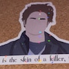 Twilight Edward Cullen Sparkly Sticker, Laptop Sticker, Indoor Use Only ...