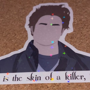 Twilight Edward Cullen Sparkly Sticker, Laptop Sticker, Indoor Use Only ...