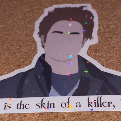 Twilight Edward Cullen Sparkly Sticker, Laptop Sticker, Indoor Use Only ...