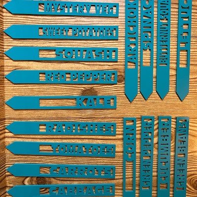 Garden Marker SVG Files, Vegetable Markers Svg File, Garden Stake Svg ...