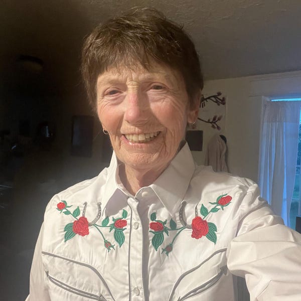 Embroidered Western Cowgirl Shirt, Pearl Snap Rodeo Blouse, Floral ...