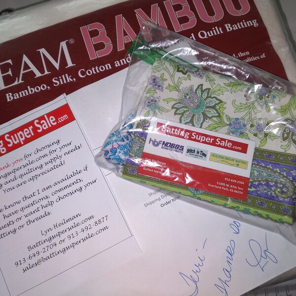 DKHL120 Hobbs Heirloom 80/20 Black Batting (package, King 120 in X 120 ...