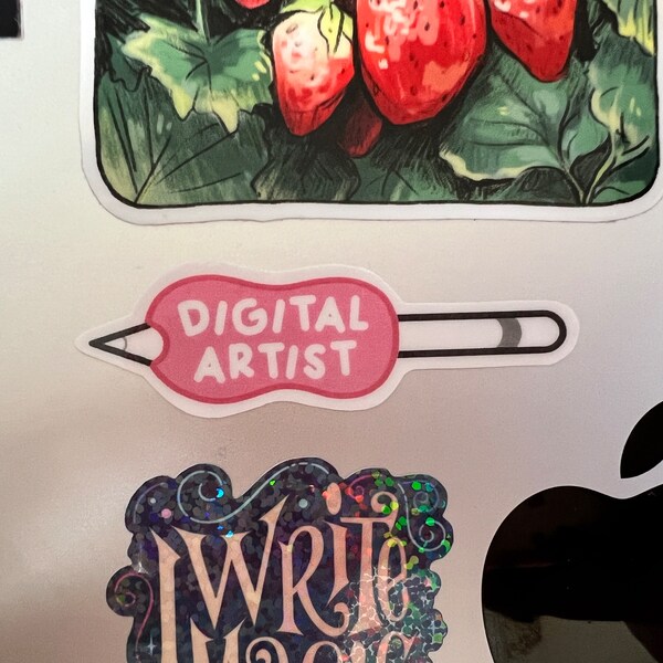 Artist ART BLOCK Sticker - Glossy Vinyl Laptop Decal Sticker, Artists ...