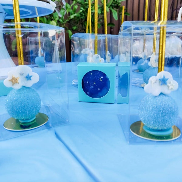 Clear Favor Boxes for Cake Pops, Marshmallows - Etsy