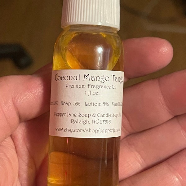 Coconut Mango Tango Fragrance Oil: Candles, Soap, Lotion, Diffusers - Etsy