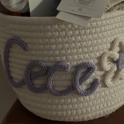 Personalized Handmade Basket Baby Gift Baby Shower Gift Baby Basket I ...