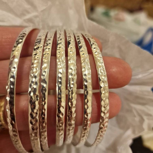 Adjustable Stunning 7 Set of Bangles, Women Bangles, Set of Bangles, Stacking Bangles, 7 Day ...