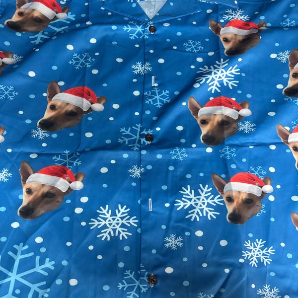 Custom Swim Trunks Men Face, Personalized Christmas Trunks With Gog ...