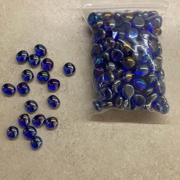 100+ MINI Glass Gems, Miniature Vase Fillers, Clear Glass Gems, Small ...