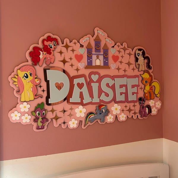 Seashell Plaque | Sea Shell Acrylic Name | Boho Girls Room | Mermaid ...