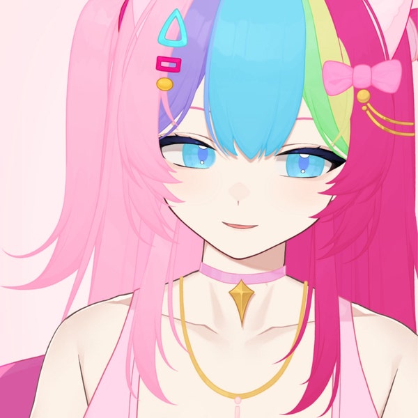 Premade Female Vtuber Live2d Vtuber Model/commercial Use Ready to Use ...