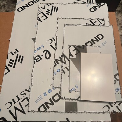 Aluminum Composite Panel Dibond ACP 6mm 1/4 White - Etsy Canada