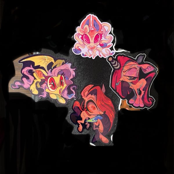 Flutterbat Stickers | My Little Pony - Etsy