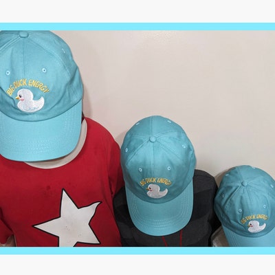 Duck Hat , Dad Cap , Blue Hat , Duck Art , Duck Lovers Gift , Funny Hat ...