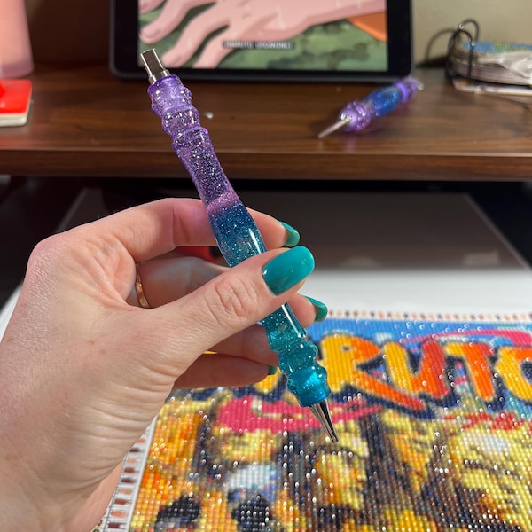 CATEARED Handmade Acrylic Resin Diamond Painting Pen for Diamond Painting Hobby - Etsy