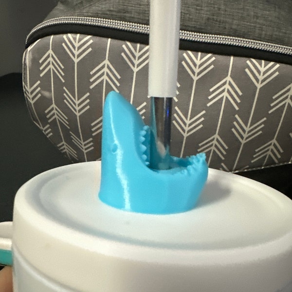 Shark Straw Topper | Straw Decoration | Straw Charm | Cute Straw ...