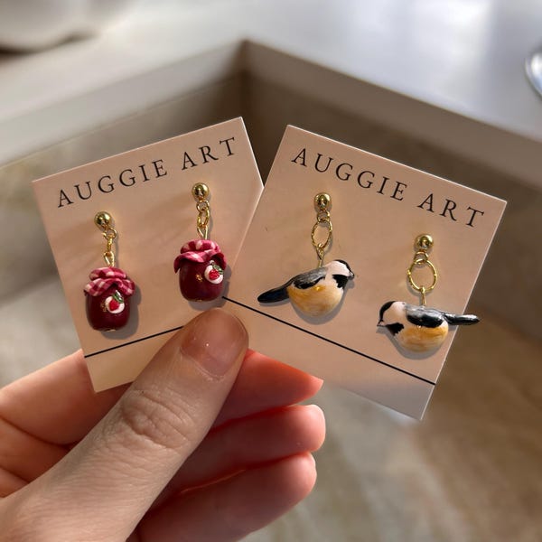 Tomato Earrings Miniature Food Jewelry Gardener Gifts tomato Girl ...