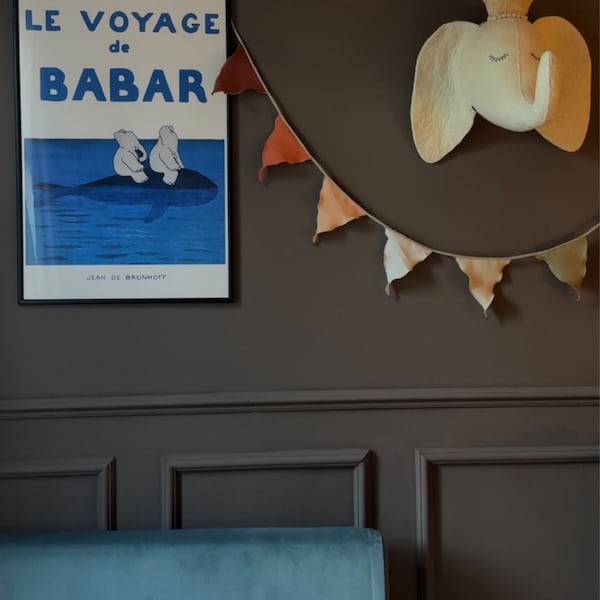 Babar the Elephant Wall Decor, Printable All Art, Nursery Decor, Kids ...