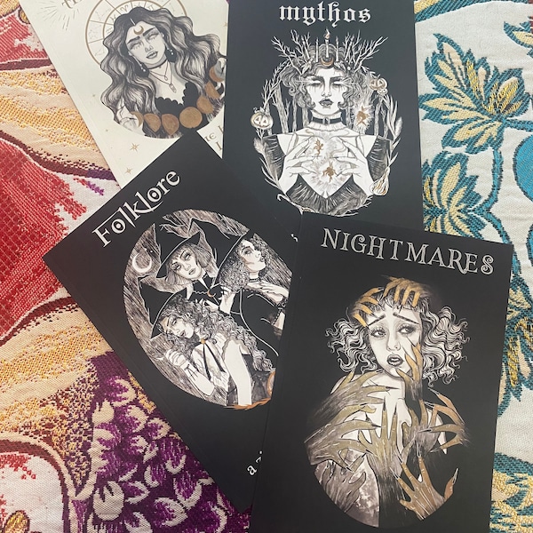 Inktober 2020 Zine "folklore" Illustrations & Short Stories Jlauserart ...