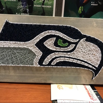 Buy Seahawks String Art Made to Order Online in India - Etsy