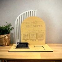 Triple Half Arch Sign Slats SVG Wedding Template Social - Etsy Canada