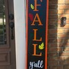 Happy Fall Y'all Vertical Sign SVG Cut File. for Personal and ...