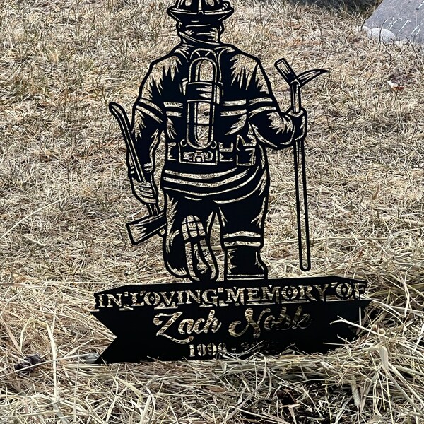 Engraved Memorial Graveside Sign: Personalized Remembrance Plaque - Etsy