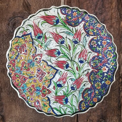 4x Decorative Ceramic Coaster, Turkish Tile Coaster, Cup Coaster, Drink ...