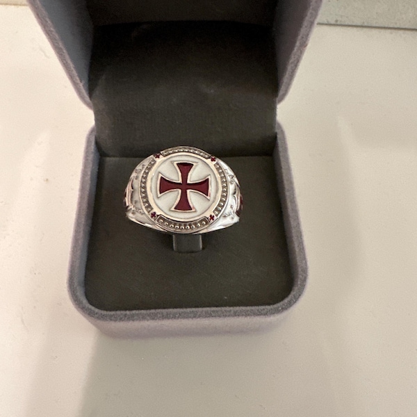 Templar Cross Ring,knights Templar Ring,templar Cross Ring,sterling ...