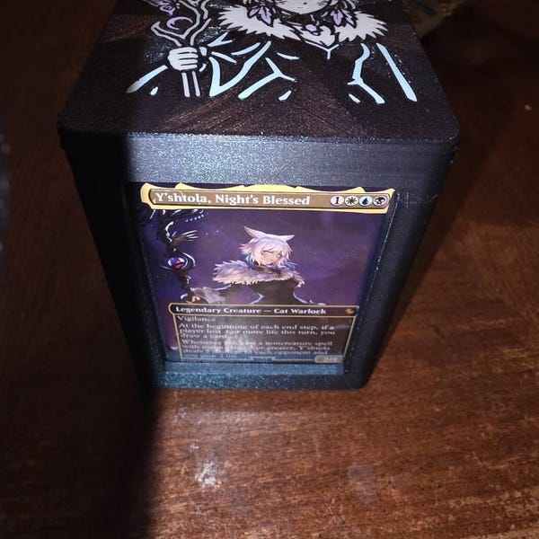 Sliver / Eldrazi Themed Commander Deckbox With Toploader for MTG (magic ...