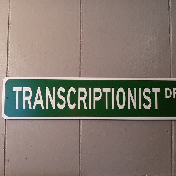 Transcriptionist, Transcriptionist Gift, Transcriptionist Sign, Legal ...