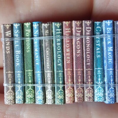 3 Printable Magical Books With Pages Wands, Dragons and Crystals for ...