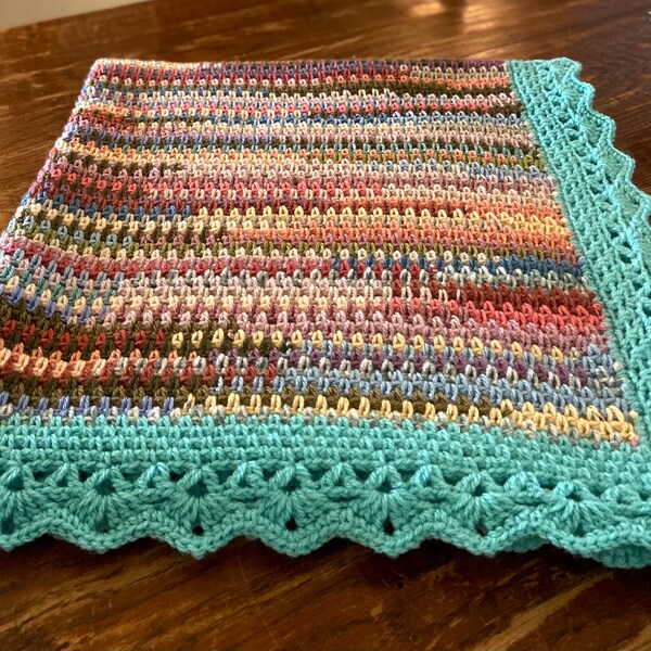 The Mary Wrap Shawl Completed Crochet Scarf - Etsy